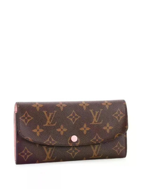 LOUIS VUITTON Emilie Wallet Monogram Canvas Small Wallets