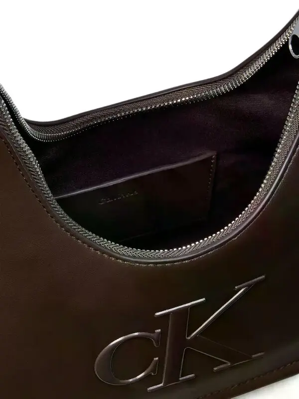 Calvin Klein Crescent Logo-embossed Shoulder Bag
