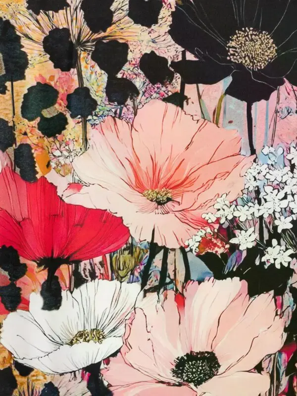 D'ANIELLO Floral-print Scarf