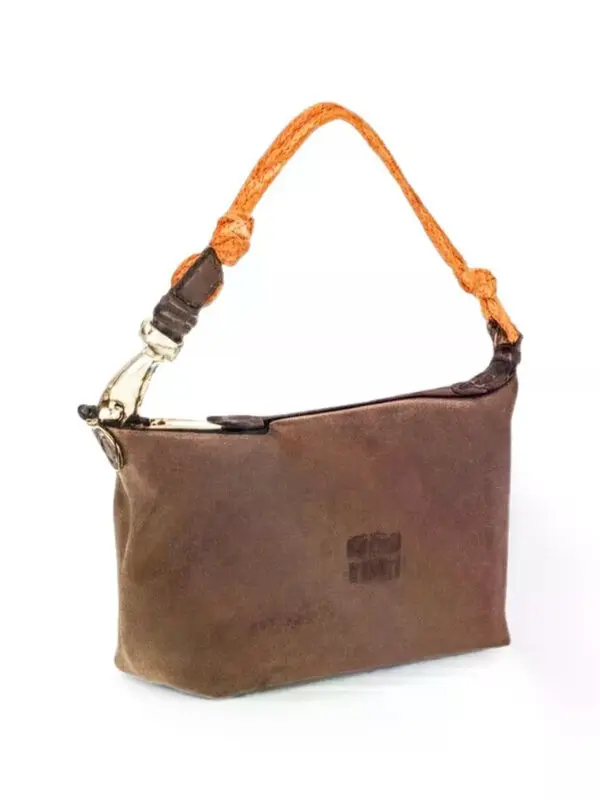 Miu Miu Spirit Gabardine Mini Bag - Brown