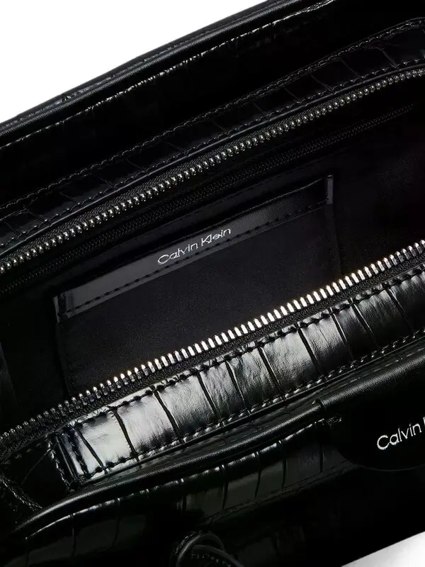 Calvin Klein Croc-effect Shoulder Bag