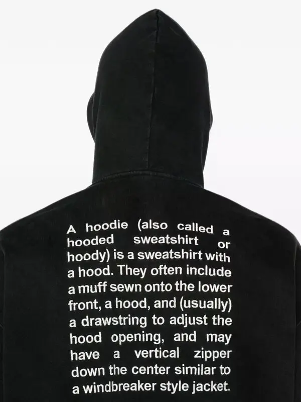 Vetements Logo-print Zip-up Hoodie