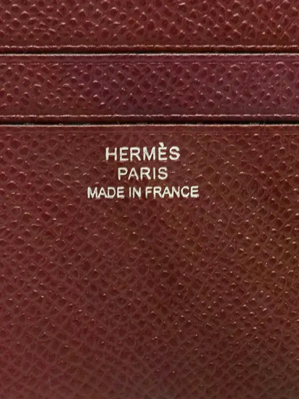 Hermès 2018 Citizen Twill Leather Card Holder