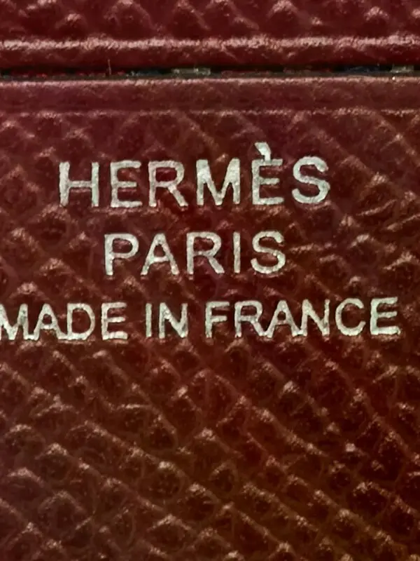 Hermès 2018 Citizen Twill Leather Card Holder