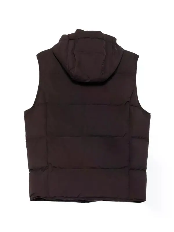 Eleventy Quilted Gilet - Red
