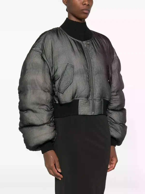 Rick Owens Quilted Cropped Jacket