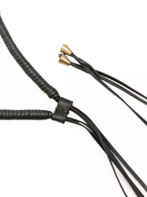 Gianfranco Ferre 2000 Ring-detail Braided Belt