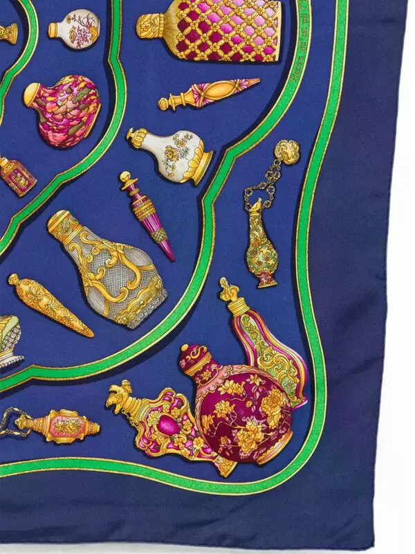 Hermès 2000s Perfume-print Scarf