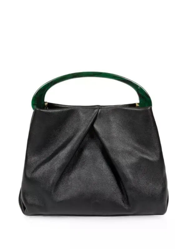 Dries Van Noten Small Pleated Leather Bag