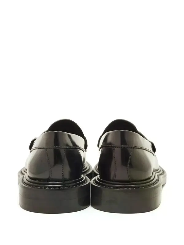 Celine Triomphe Chain Detail Loafers