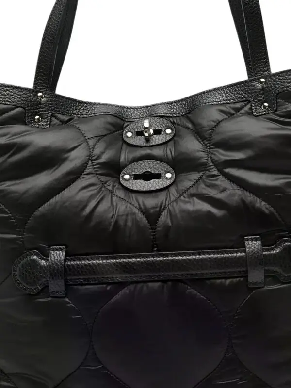 ZANELLATO Medium A'spasso Lunaria Quilted Stud-embellished Tote Bag