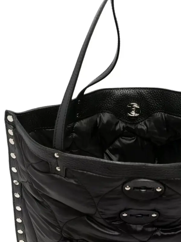 ZANELLATO Medium A'spasso Lunaria Quilted Stud-embellished Tote Bag