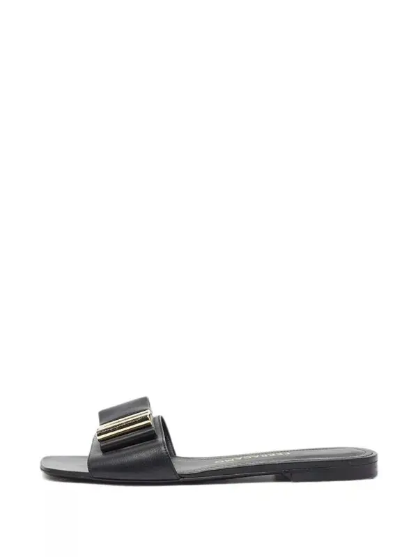 FERRAGAMO Lyana Bow-detail Flat Sandals