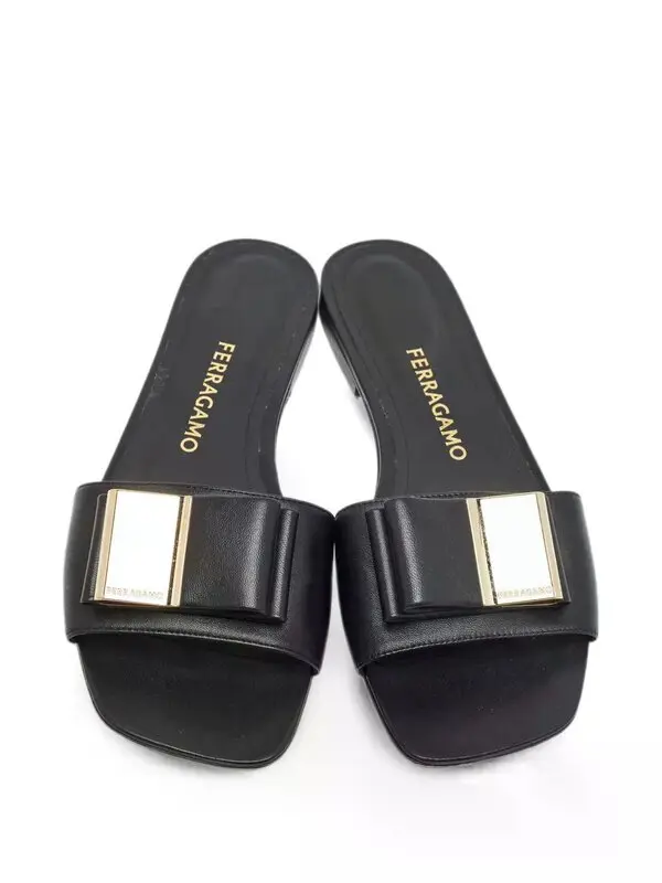 FERRAGAMO Lyana Bow-detail Flat Sandals