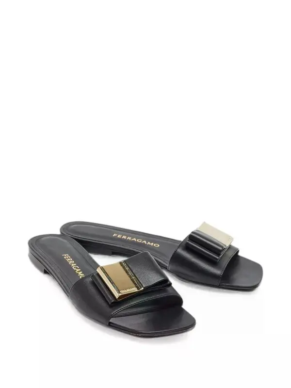 FERRAGAMO Lyana Bow-detail Flat Sandals