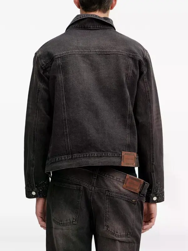 Andersson Bell Crystal-embellished Denim Jacket