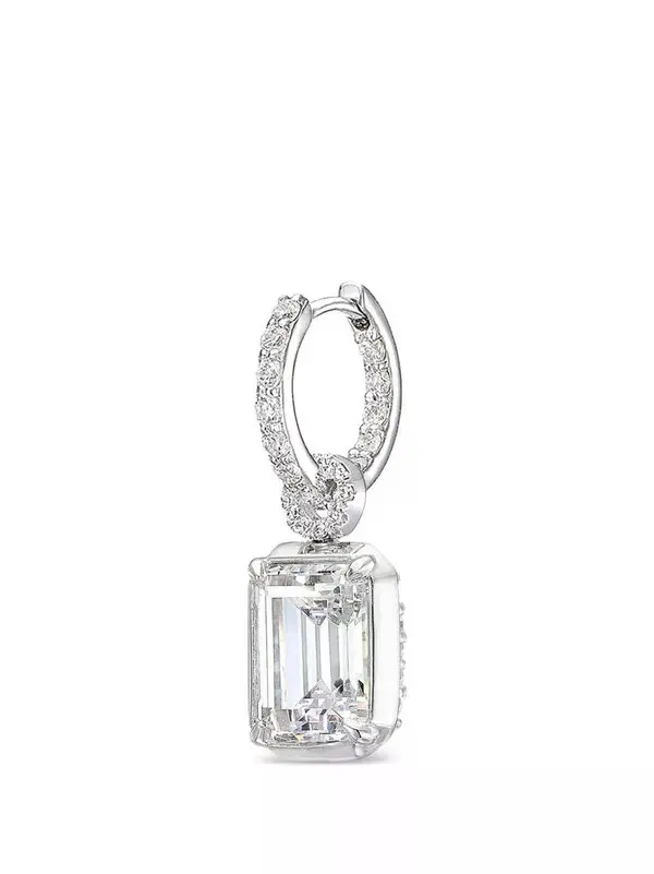 ANABELA CHAN White Gold Diamond Hoop Earrings