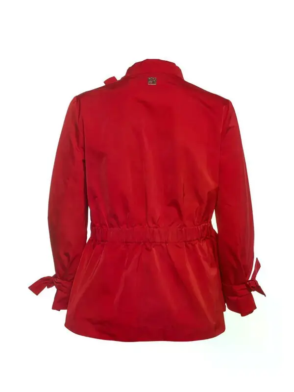 Carolina Herrera Bow Detail Zip-up Jacket