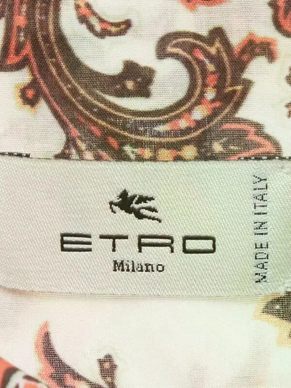 Etro Paisley-print Short-sleeve Shirt