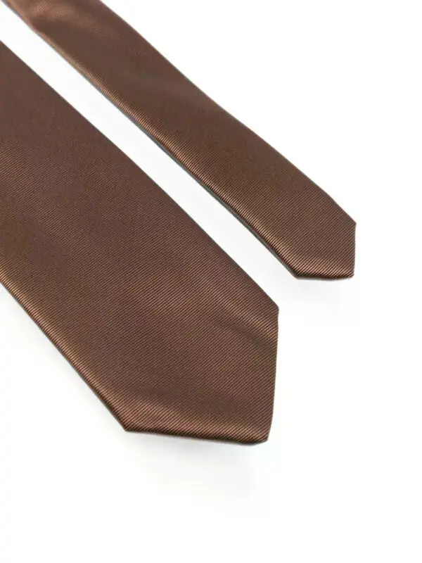 SAPIO Satin-finish Tie - Brown