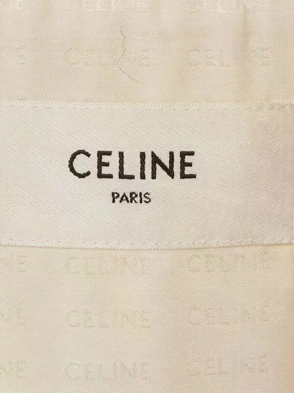 Celine Tweed Button-front Jacket - Yellow