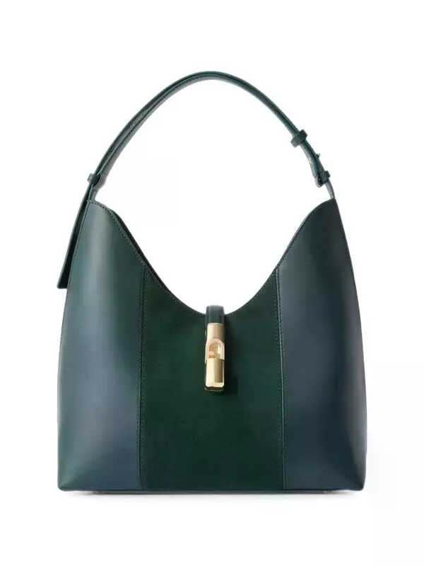 Furla Leather Shoulder Bag - Green