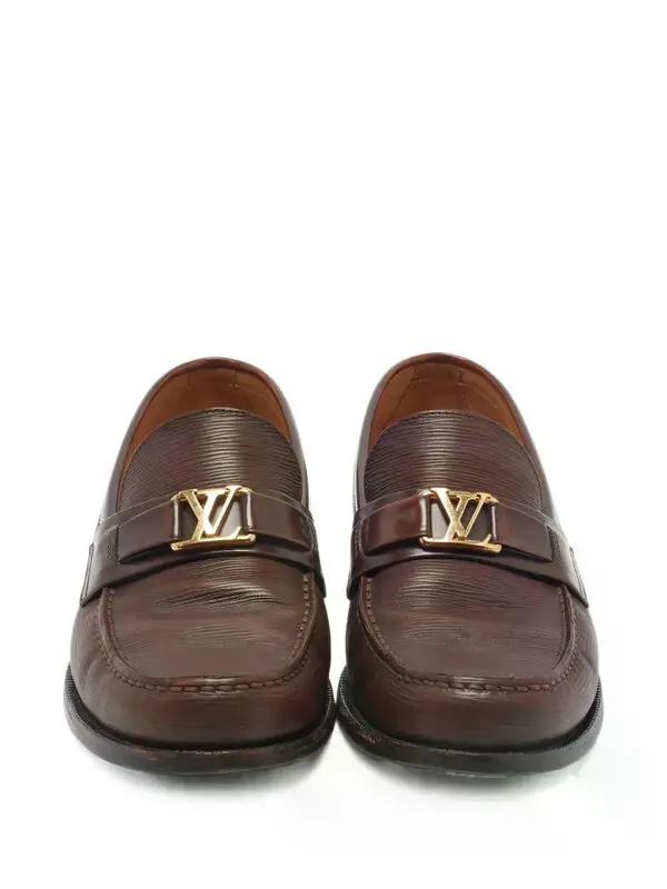 LOUIS VUITTON Major Leather Loafers