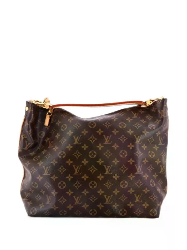 LOUIS VUITTON Sully Handbag Monogram Canvas Mm Hobo Bag