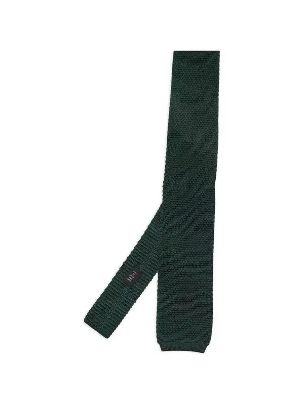 Carolina Herrera Logo-patch Tie - Green