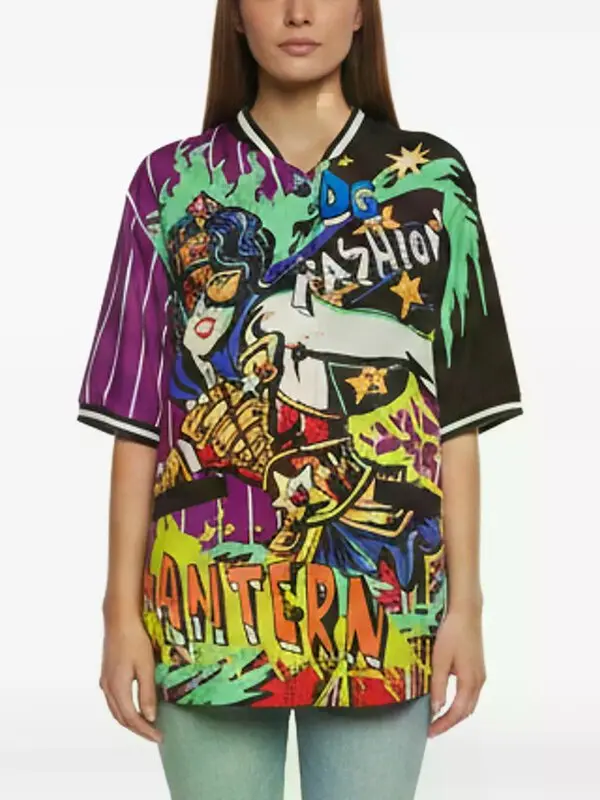 Dolce & Gabbana Graphic Print T-shirt - Black