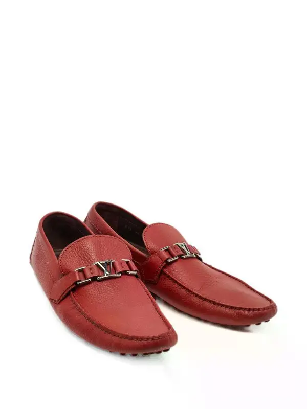 LOUIS VUITTON Hockenheim Leather Loafers