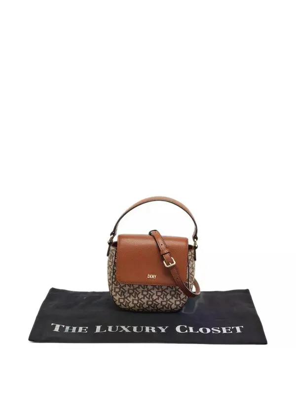 Dkny Immy Monogram Crossbody Mini Bag