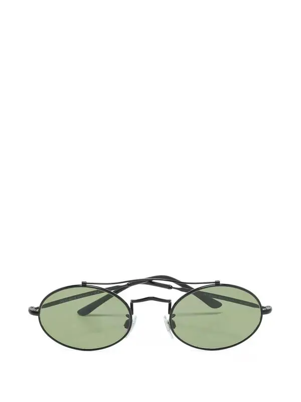 Giorgio Armani Oval Sunglasses - Black