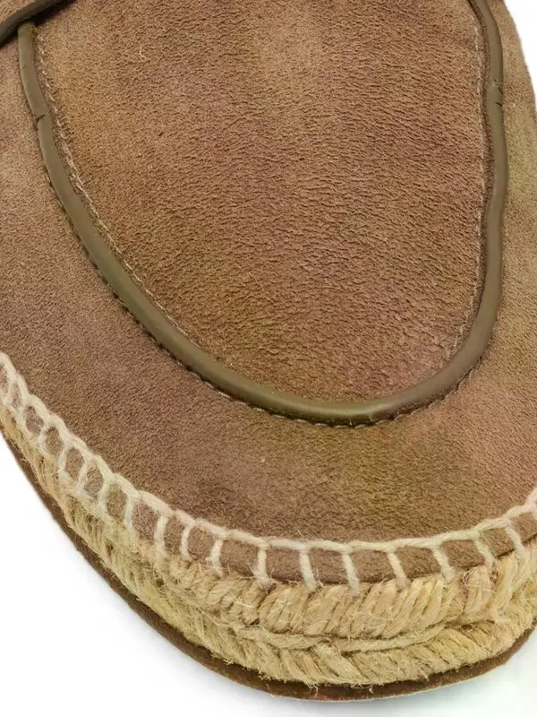 Hermès Trip Suede Espadrille Loafers
