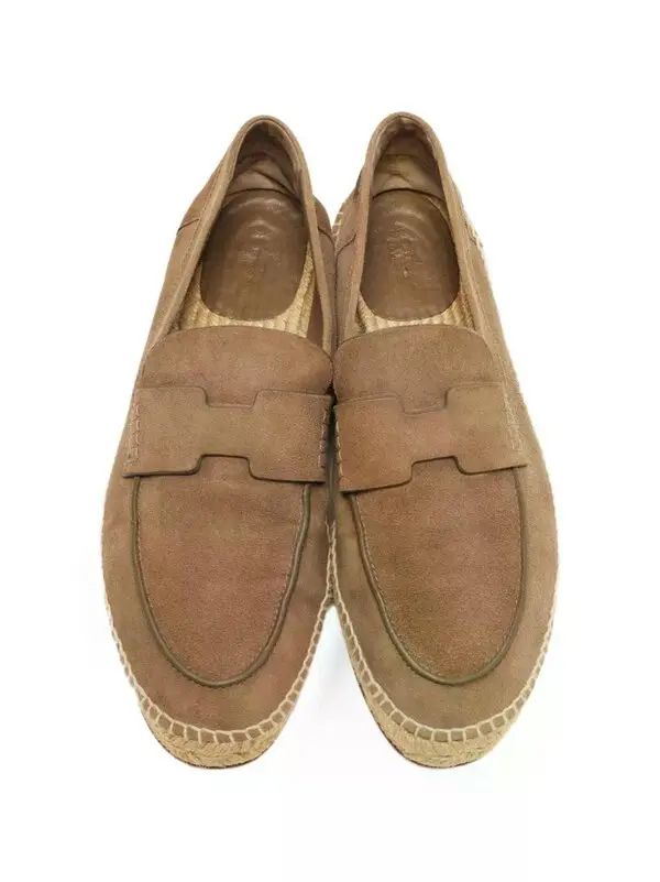 Hermès Trip Suede Espadrille Loafers