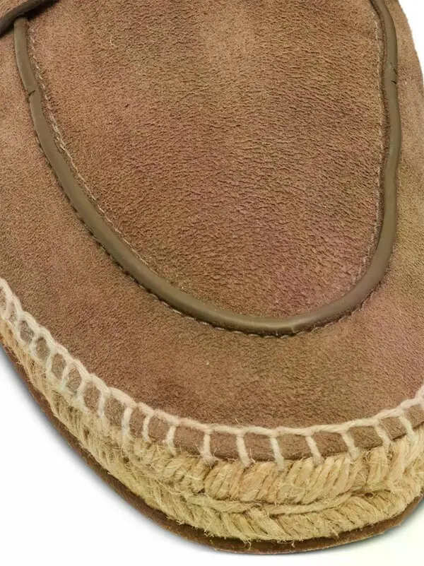 Hermès Trip Suede Espadrille Loafers