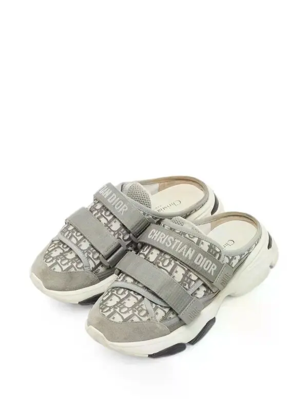 Dior D-wander Monogram-pattern Mules