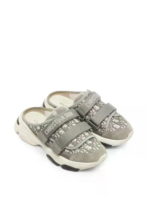 Dior D-wander Monogram-pattern Mules