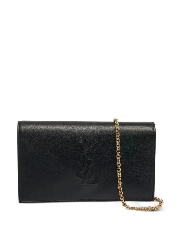 Saint Laurent Belle De Jour Wallet On Chain - Black