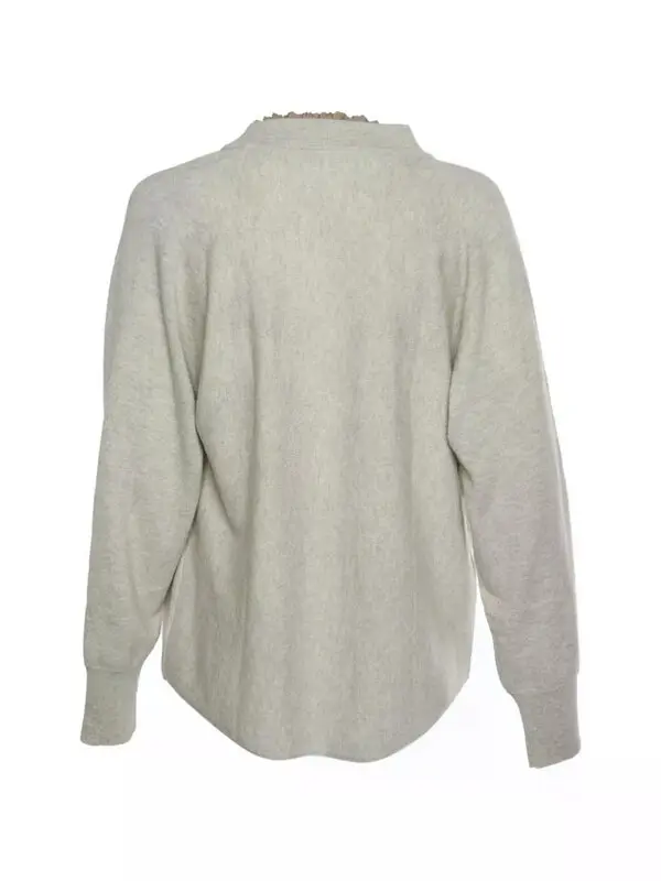 Giorgio Armani Plissé-trim Cardigan
