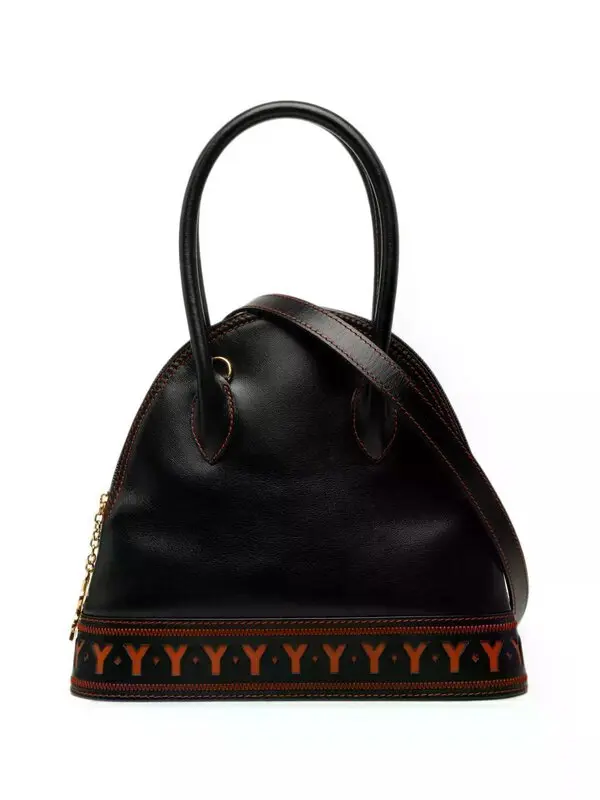 Saint Laurent 20th Century Leather Y Cutout Satchel