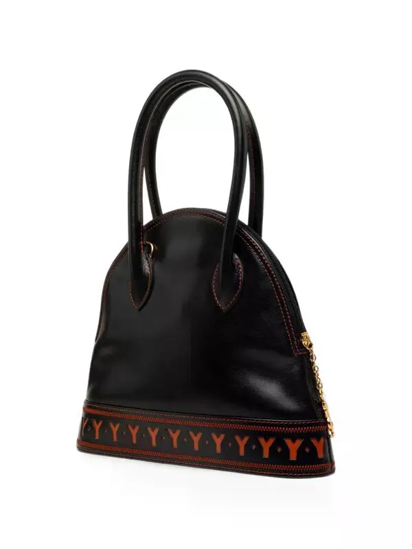 Saint Laurent 20th Century Leather Y Cutout Satchel