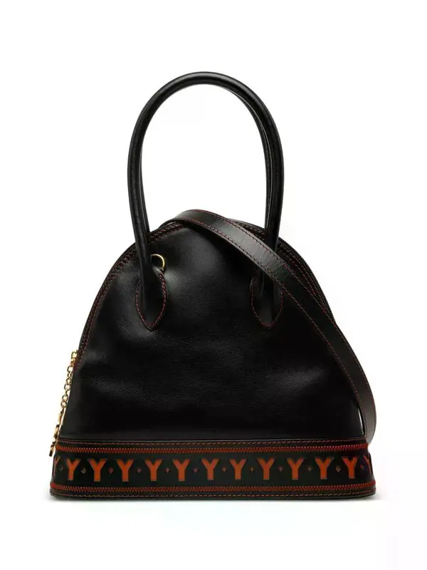 Saint Laurent Leather Satchel - Black
