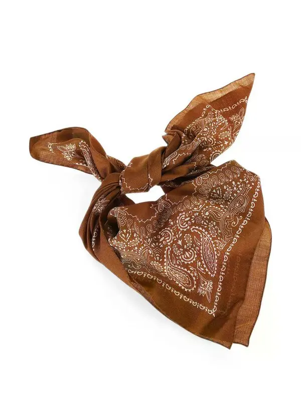 Destin Judy Paisley-print Wool Scarf