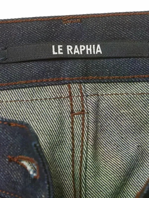 Jacquemus Le De Nîmes Bordado Straight-leg Jeans