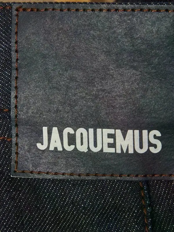 Jacquemus Le De Nîmes Bordado Straight-leg Jeans