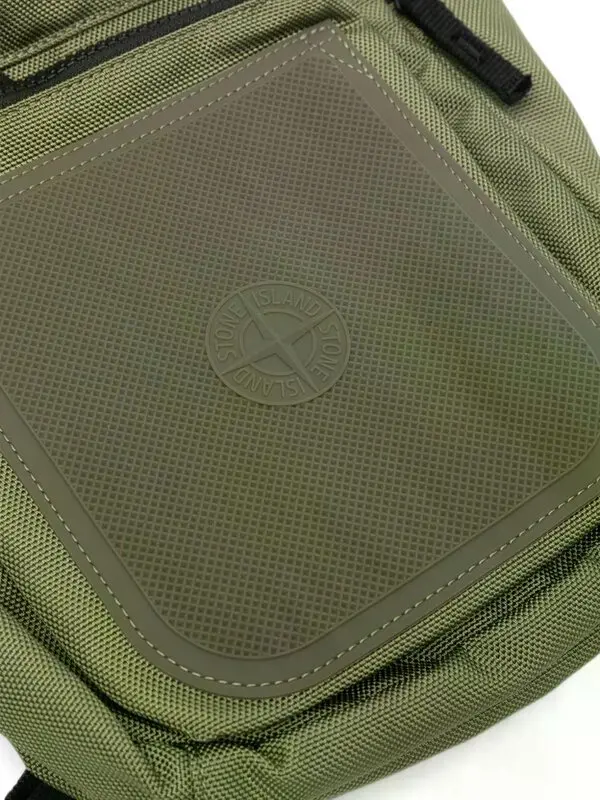 Stone Island Logo-patch Panelled Backpack
