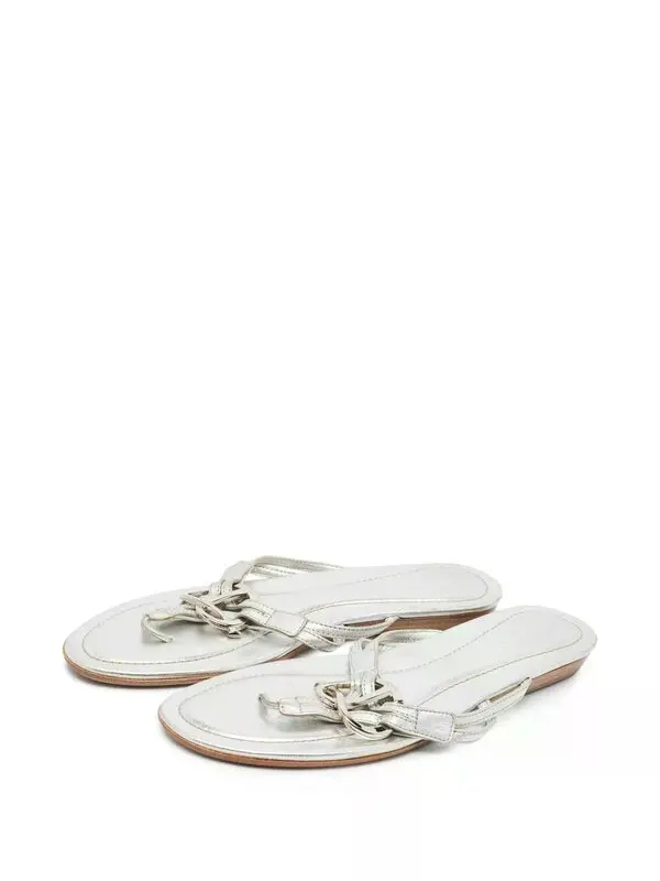 TOD'S Tone Double T Thong Sandals