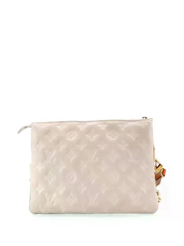 LOUIS VUITTON Coussin Bag Monogram Embossed Lambskin Pm Crossbody Bag