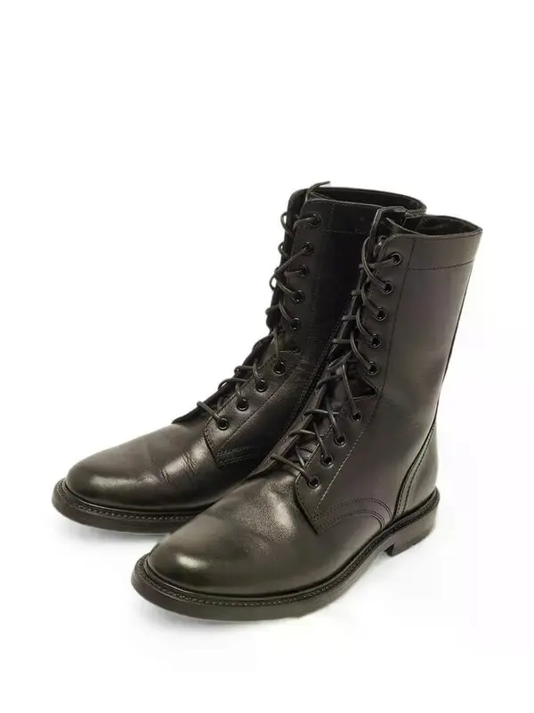 Celine Lace-up Combat Boots